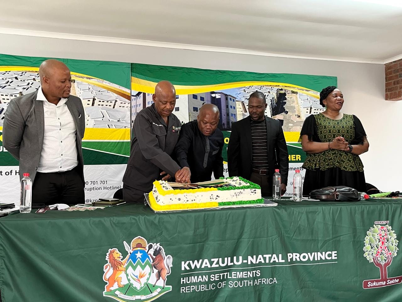 Minister of Public Works and Infrastructure, Sihle Zikalala, MEC for ...